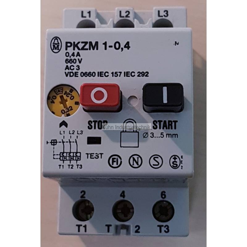 PKZM1-0,4 Motorschutzschalter - Kuhn Industrietechnik